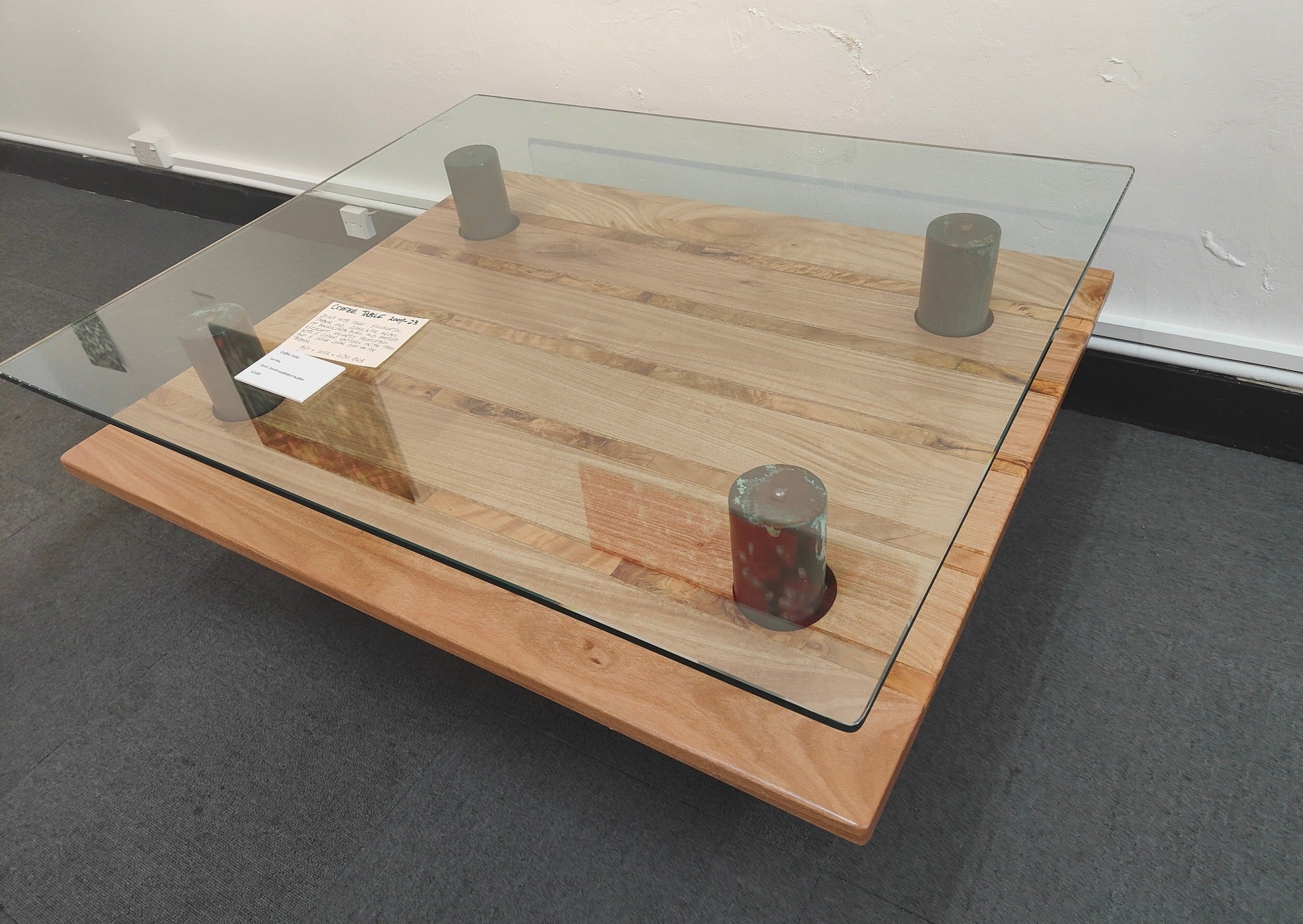Eucalypt & Macrocarpa Coffee Table – Ian Key Sculptured Furniture